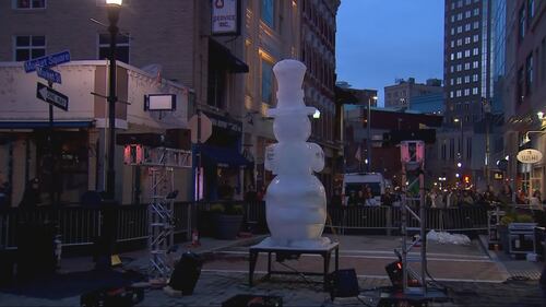 PHOTOS: 14-foot snowman melted in Pittsburgh to celebrate end of winter ...